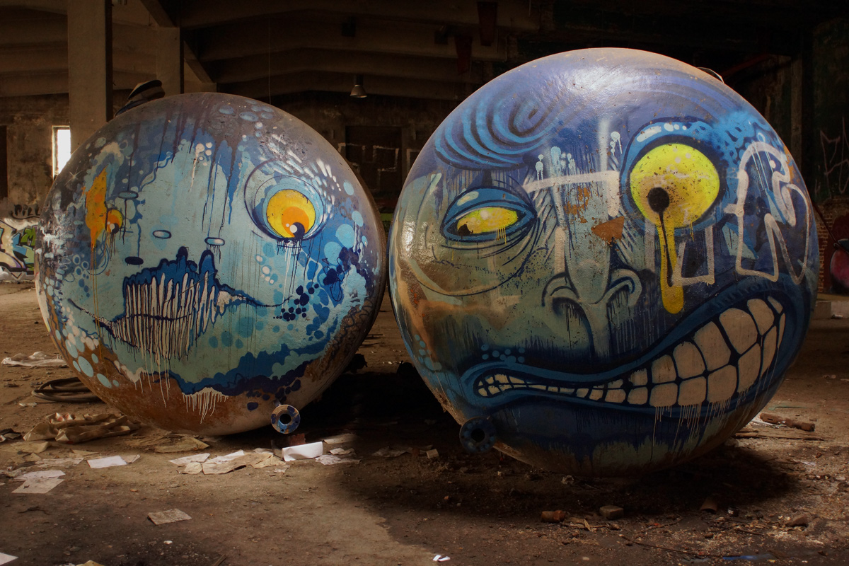 Two Faces Foto & Bild | streetart, graffiti, düsseldorf Bilder auf ...