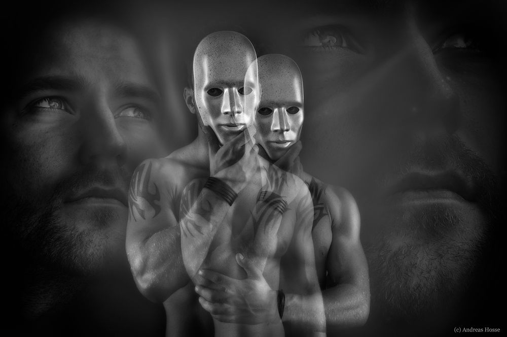 two faces Foto & Bild | studio, composing, portrait Bilder auf ...