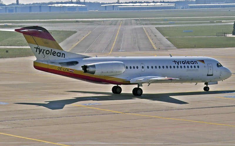 Tyrolean Airways Fokker 70 (Reload) Foto & Bild | luftfahrt, verkehr ...