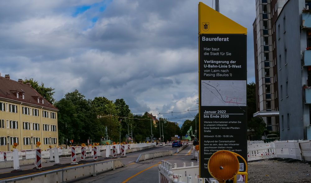 U-Bahn-Verlängerung Foto & Bild | münchen, absperrung, baustelle Bilder ...