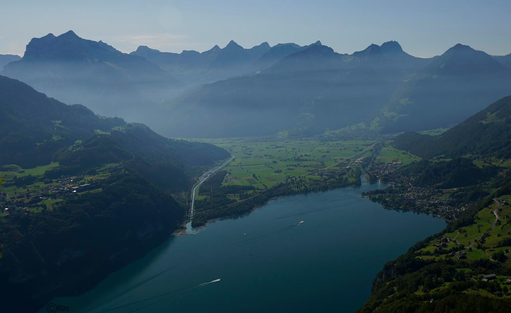 über dem Walensee Foto & Bild | landschaft, jahreszeiten, herbst Bilder ...