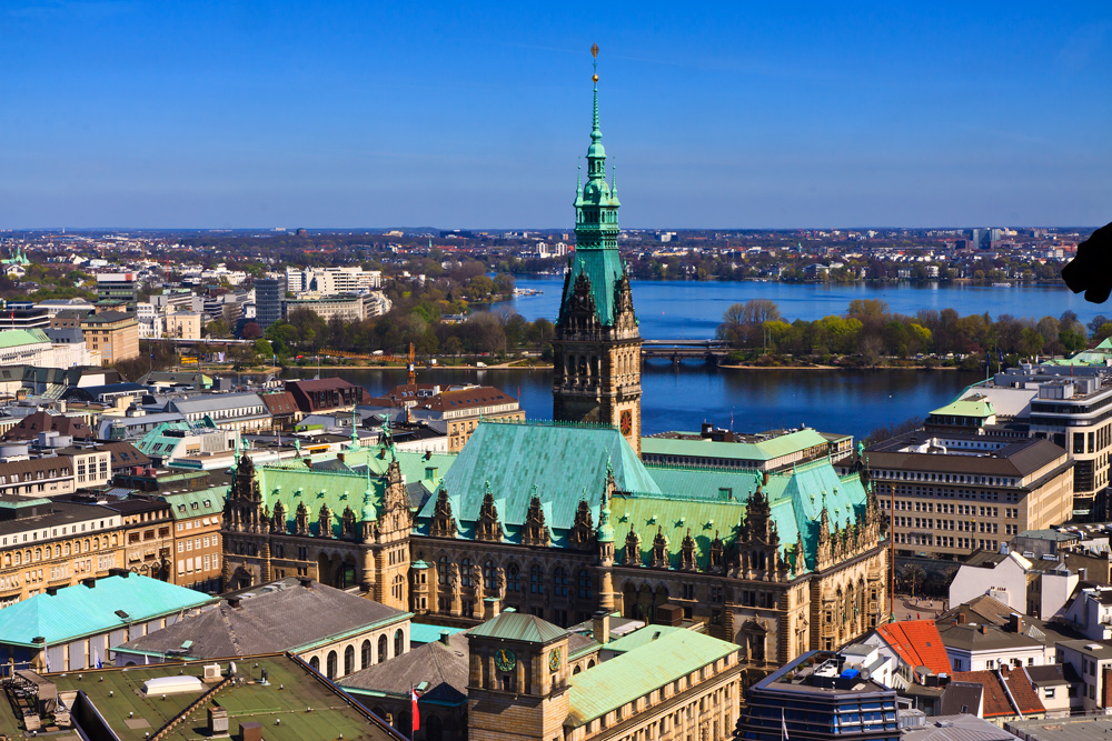 Über den Dächern von Hamburg Foto & Bild | deutschland, europe, hamburg ...