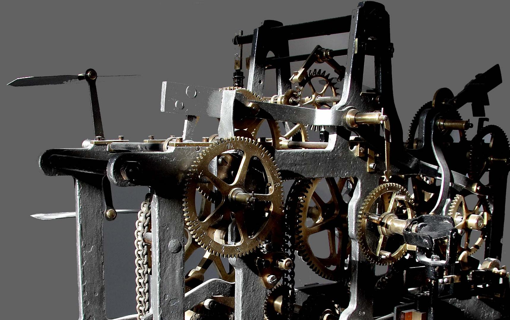 Uhrwerk einer Turmuhr Foto & Bild | industrie und technik, technik ...