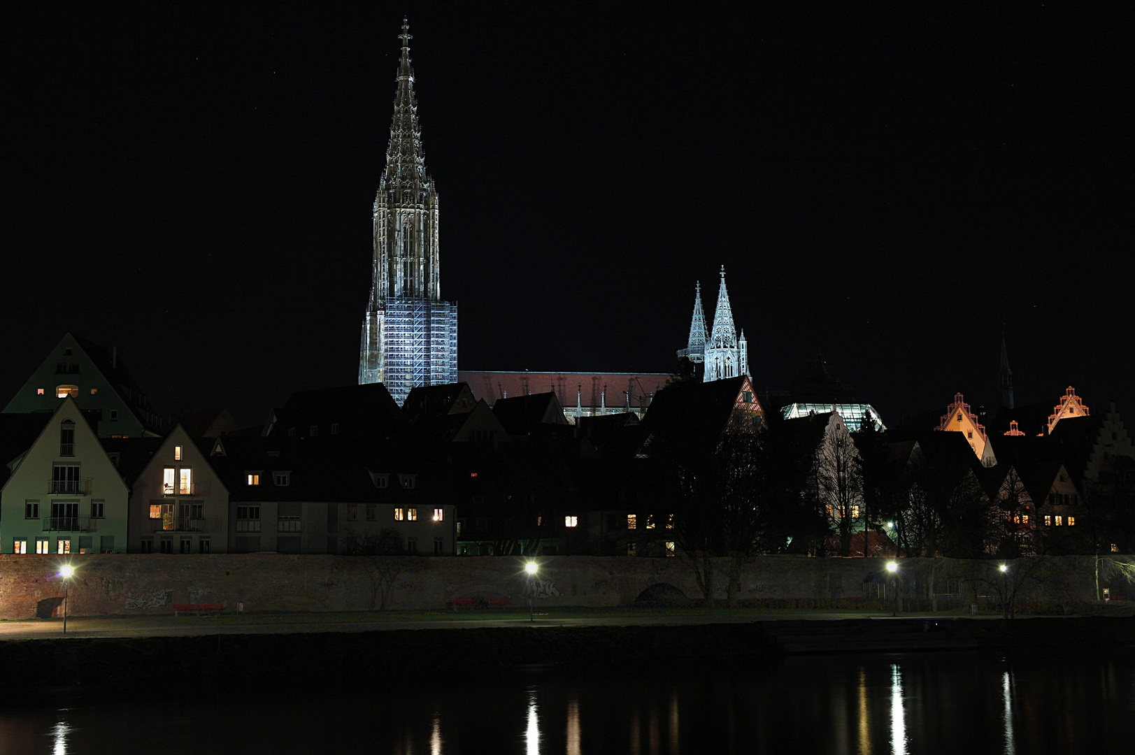Ulmer Münster Foto & Bild | architektur, architektur bei nacht, nacht ...