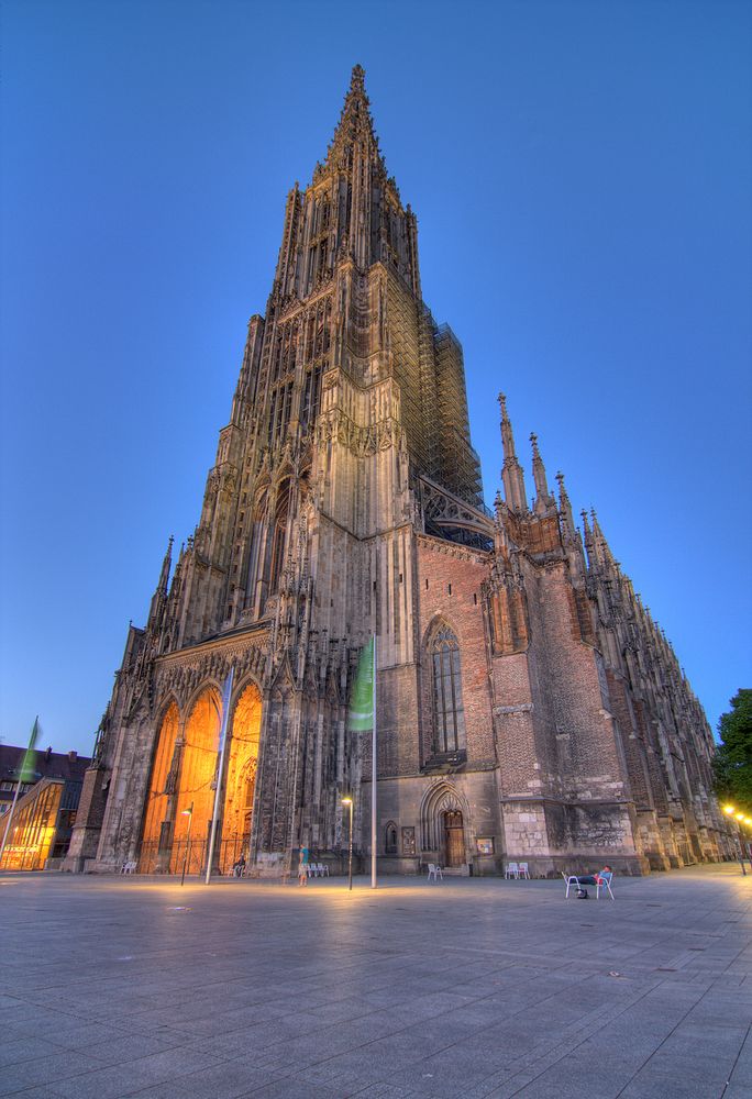 Ulmer Münster Foto & Bild | architektur, architektur bei nacht, nacht ...