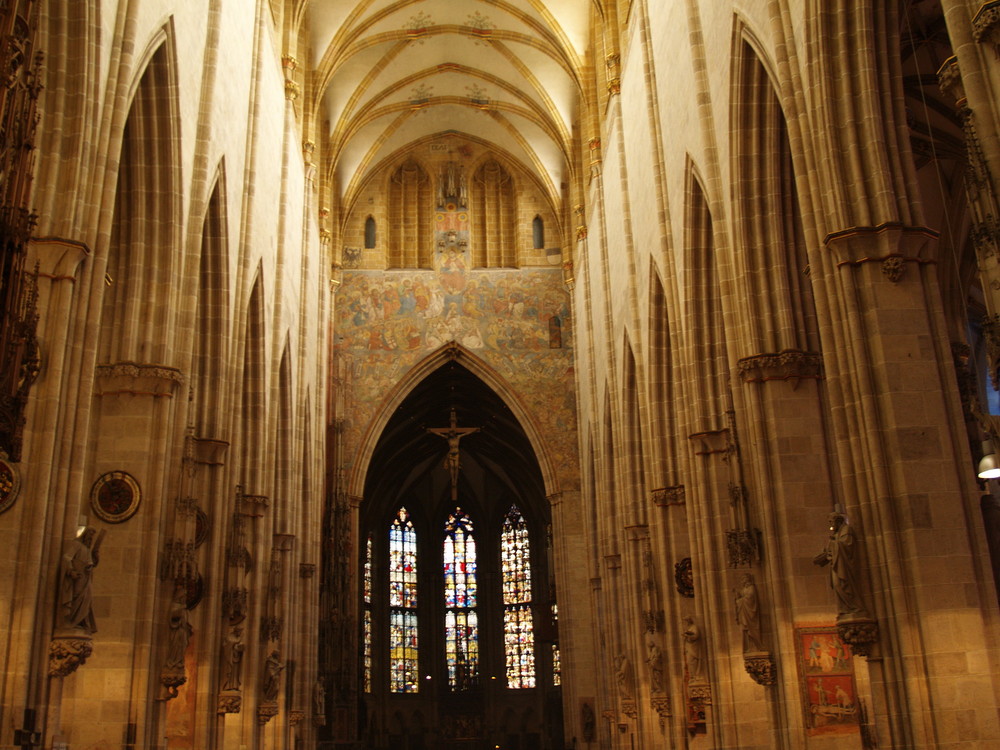 Ulmer Münster das Mittelschiff Foto & Bild | architektur, sakralbauten, innenansichten kirchen ...