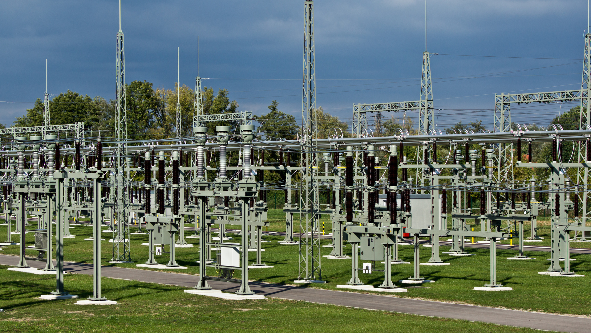 Umspannwerk Foto & Bild | industrie und technik, energietechnik, motive ...