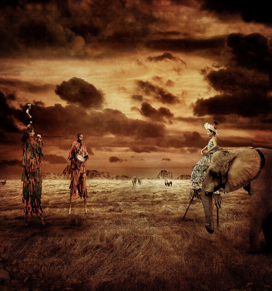 Under African Skies I Foto & Bild | fotomontage, composing , composing Bilder auf fotocommunity