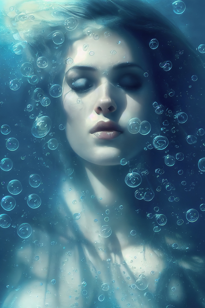 Underwater Beauty Foto & Bild | ki - montagen, surreal, portrait Bilder auf fotocommunity