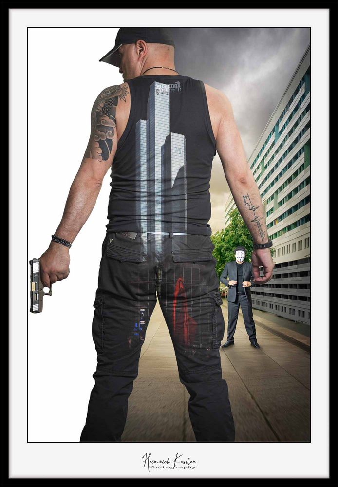 Ungleiches Duell Foto & Bild | fotomontage, composing , fotos Bilder auf fotocommunity