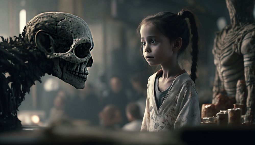 Unheimliche Begenung (3) Foto & Bild | fotomontage, fantasy mystery, ki ...