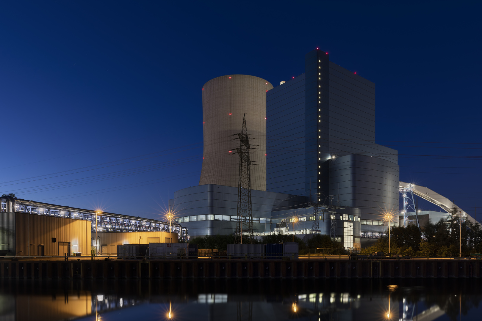 Uniper Kraftwerk Datteln 4 - II – Foto & Bild | nacht, nachtaufnahme ...