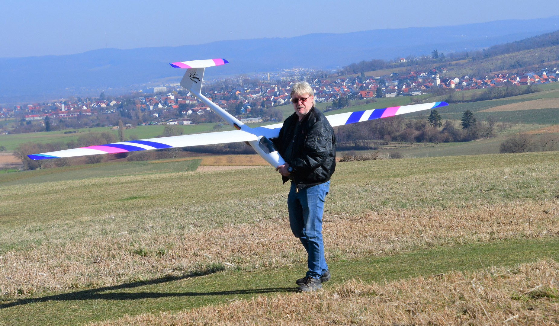 Unsere neue kleine SB9 Foto & Bild | landschaft, luftfahrt, Äcker ...