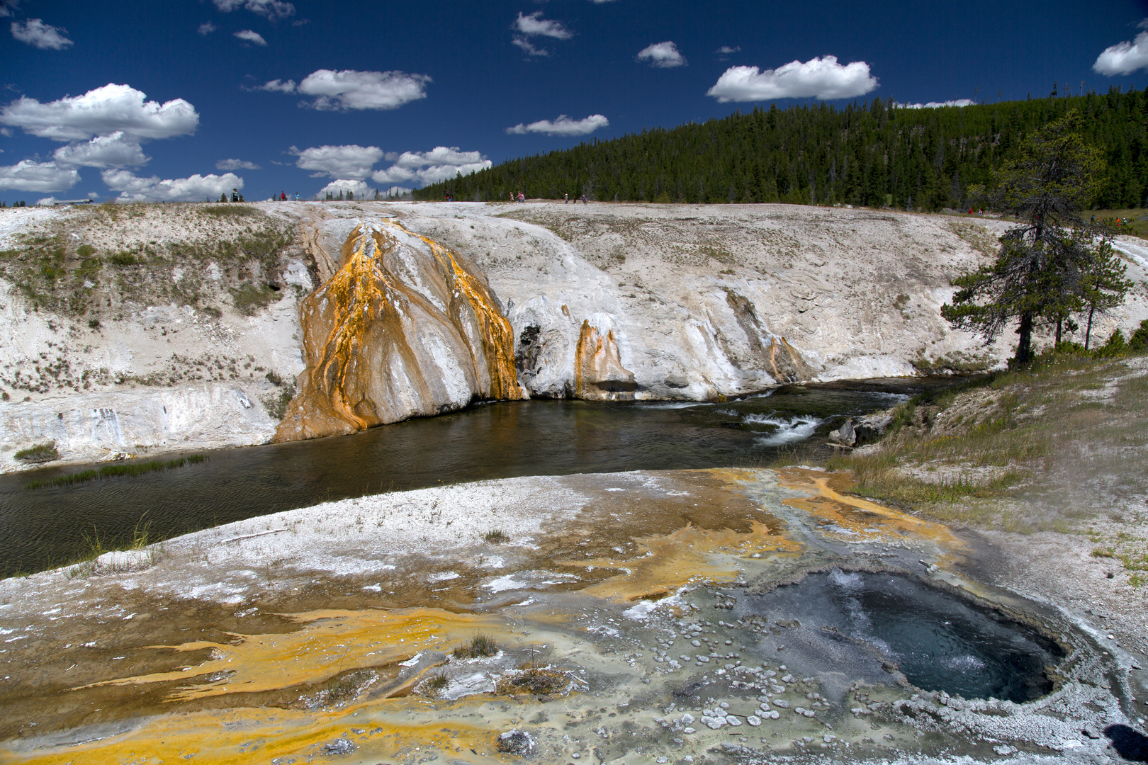 Upper Geyser Basin Yellowstone Foto & Bild | usa, natur, landschaft ...