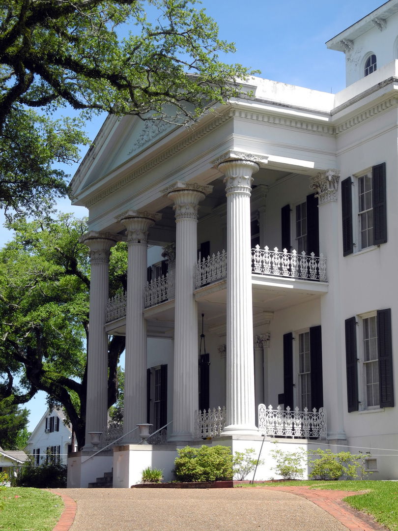 USA-Südstaaten: Natchez-Mississippi, "Stanton Hall" historiische ...