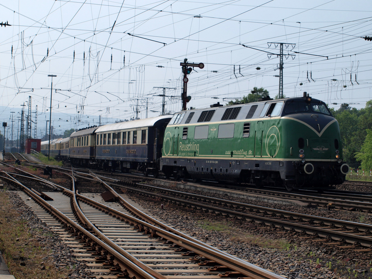 V 200 mit Rheingold Foto & Bild | dampf-, diesel- und e-loks, eisenbahn ...