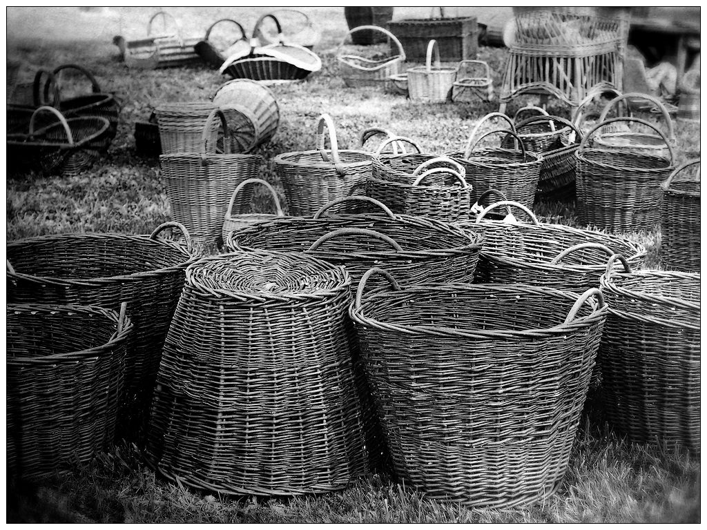 Vannerie photo et image | s-w, monochrome, deutschland Images fotocommunity