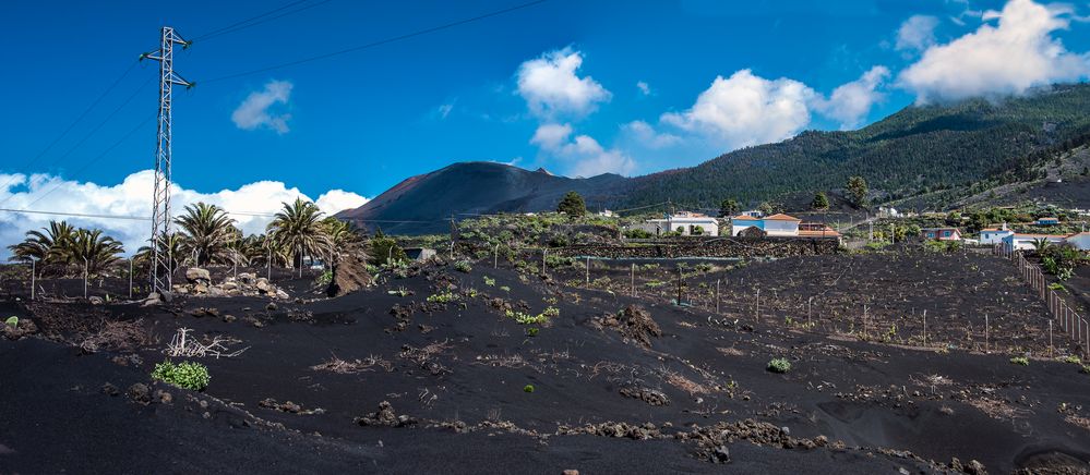 Vclcan de Tajogaite von Las Manchas aus gesehen Foto & Bild | europe ...