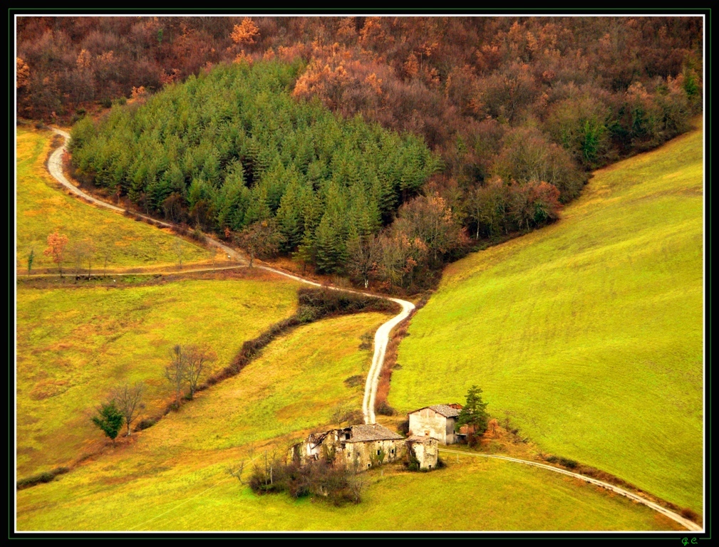 Vecchi casolari di campagna Foto % Immagini| paesaggi, campagna, natura ...