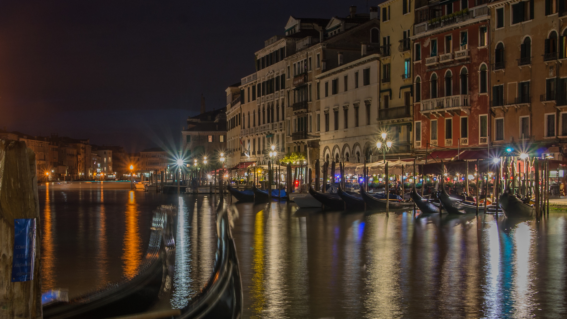 Venedig bei Nacht Foto & Bild | europe, italy, vatican city, s marino, italy Bilder auf ...