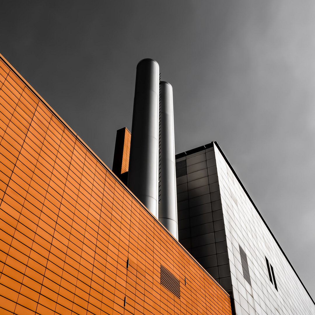 vent stack (ventilation chimney) Foto & Bild | spezial, orange, digiart ...