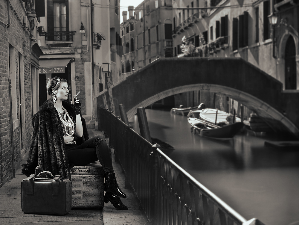 Versetzt in (nach) Venedig Foto & Bild | fotomontage, composing , personenfotografie Bilder auf ...