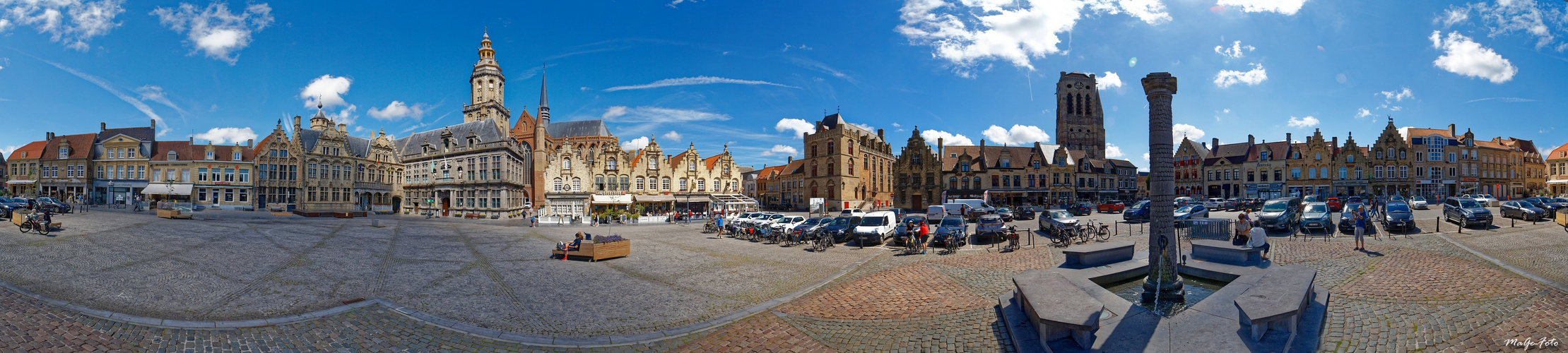 Veurne Marktplatz - 360° Ansicht Foto & Bild | europe, benelux ...