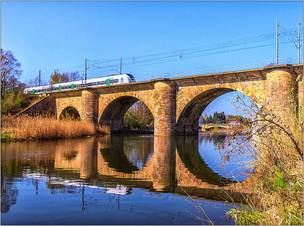 Viadukt über die Freiberger Mulde Foto & Bild | spezial, wasser, blau ...