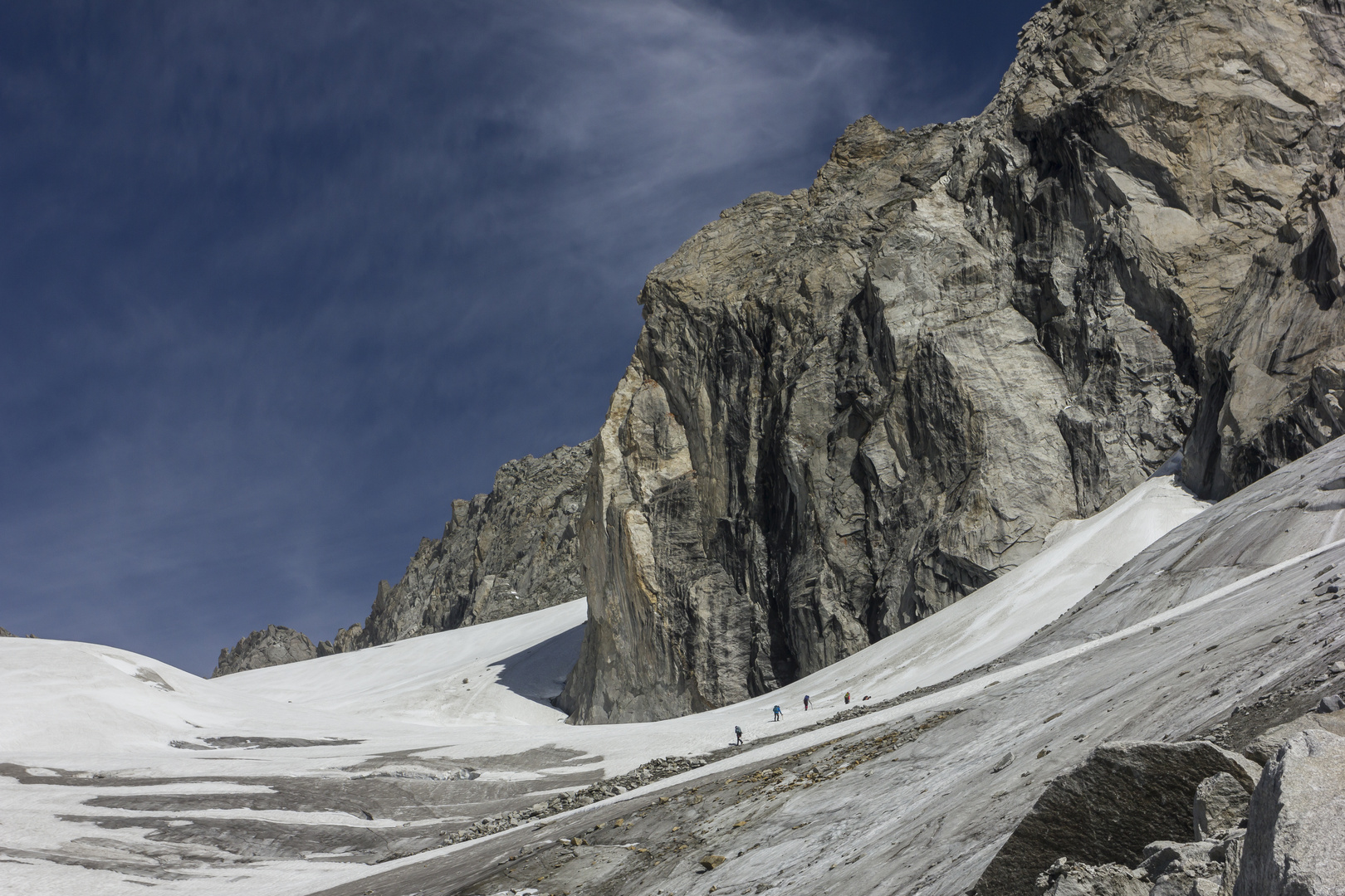 vier Bergsteiger Foto & Bild | sport, berg und klettersport ...