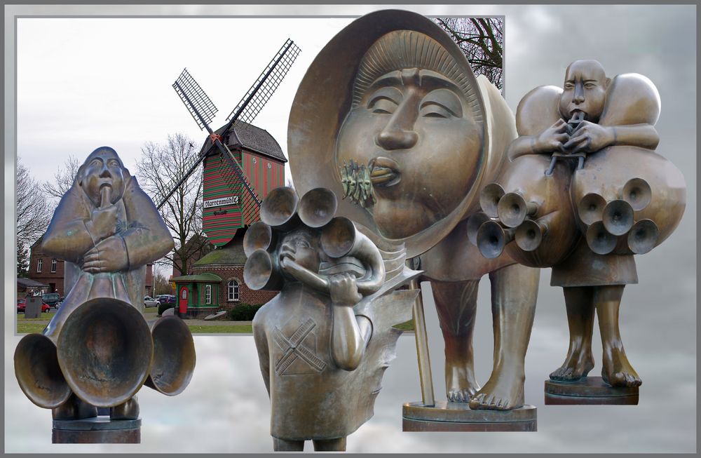 Vier Winde für eine Mühle Foto & Bild | fotokunst, collagen aus mind. 9 ...