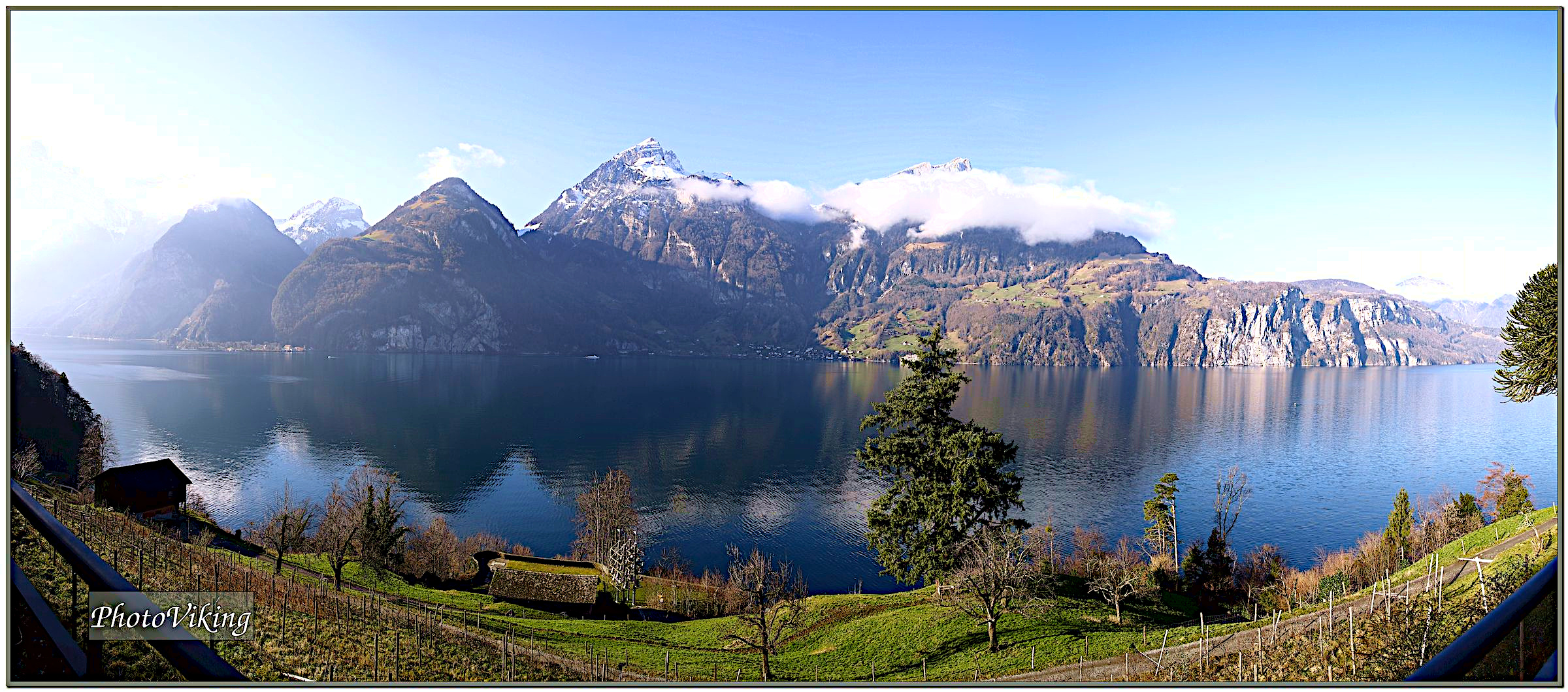 Vierwaldstättersee (Urnersee) - Pano_(kl) Foto & Bild | landschaft ...
