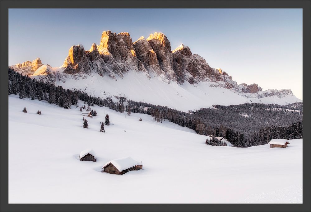 Villnösstal mit Geisler Gruppe Foto & Bild | landschaft, berge, hütten ...