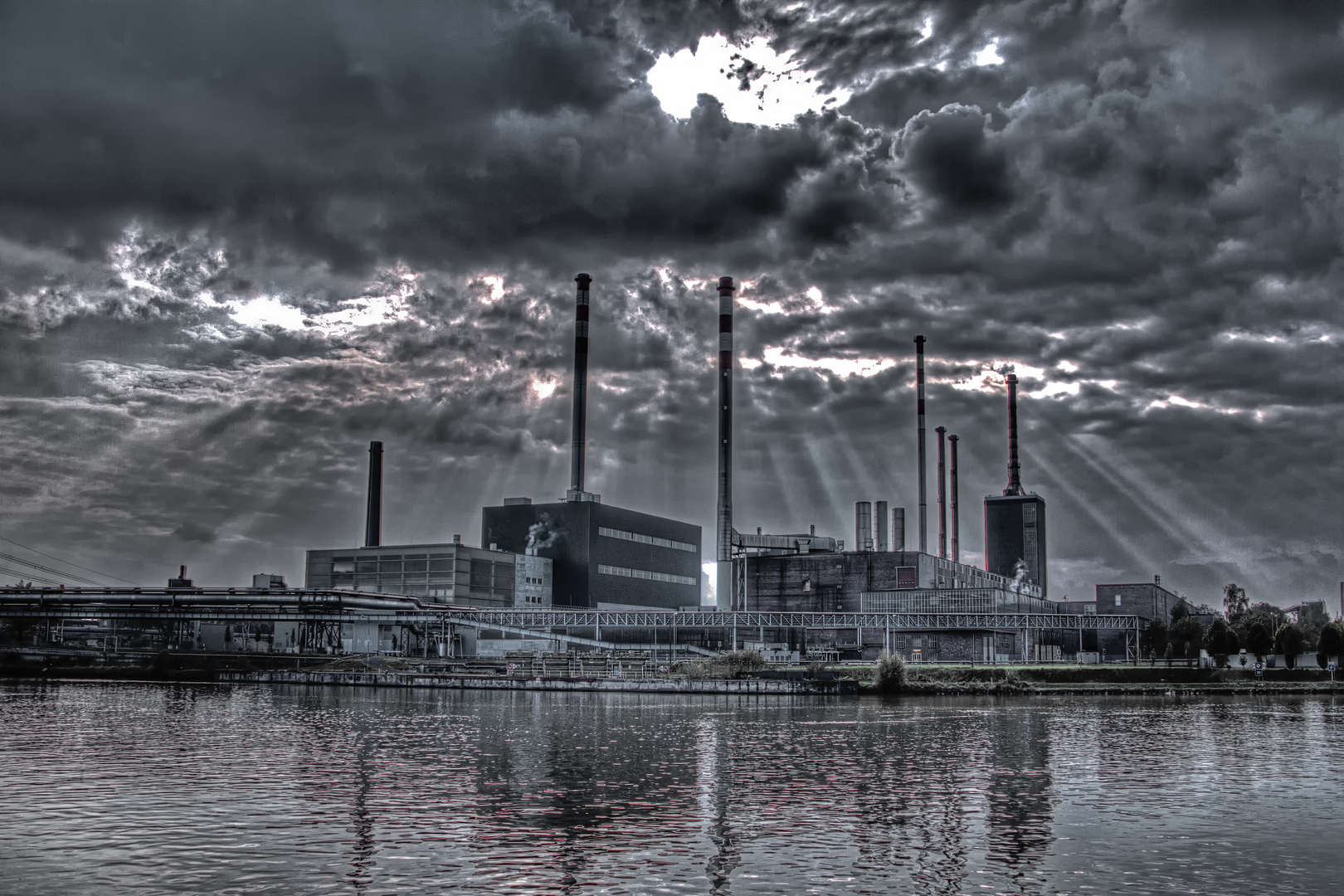 Voest Alpine - Kraftwerk Foto & Bild | architektur, türme, profanbauten ...