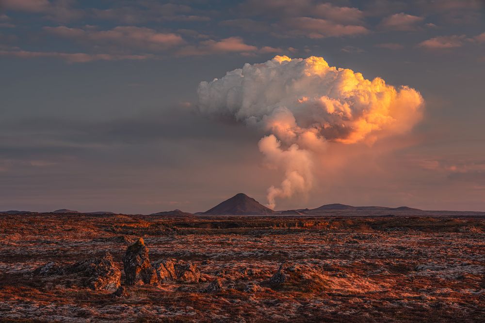 volcano cloud ] Foto & Bild | nikon, sunset, world Bilder auf fotocommunity