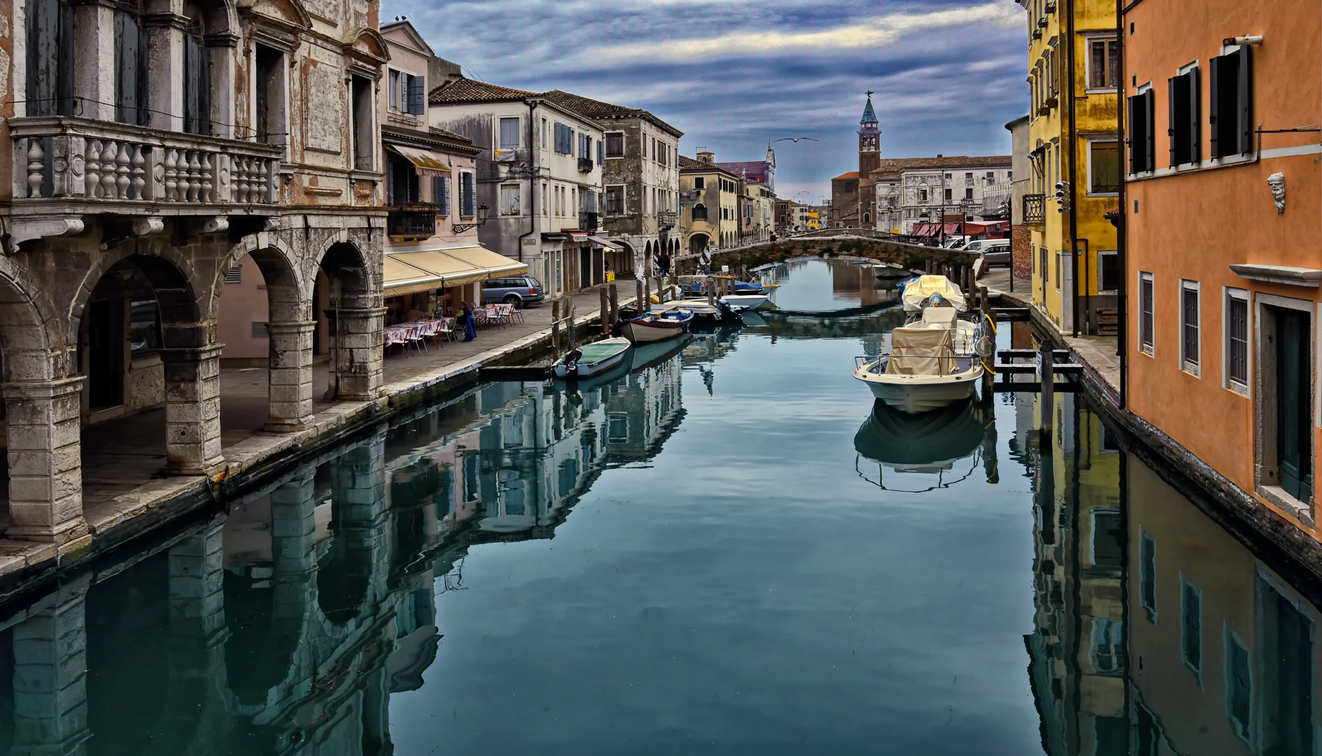 Von Sottomarina nach Chioggia Foto & Bild | city, italy, street Bilder ...