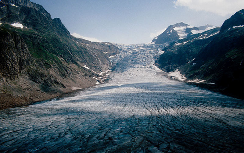 Vor 15 Jahren: TRIFTGLETSCHER - Heute: ->Triftsee Foto & Bild ...