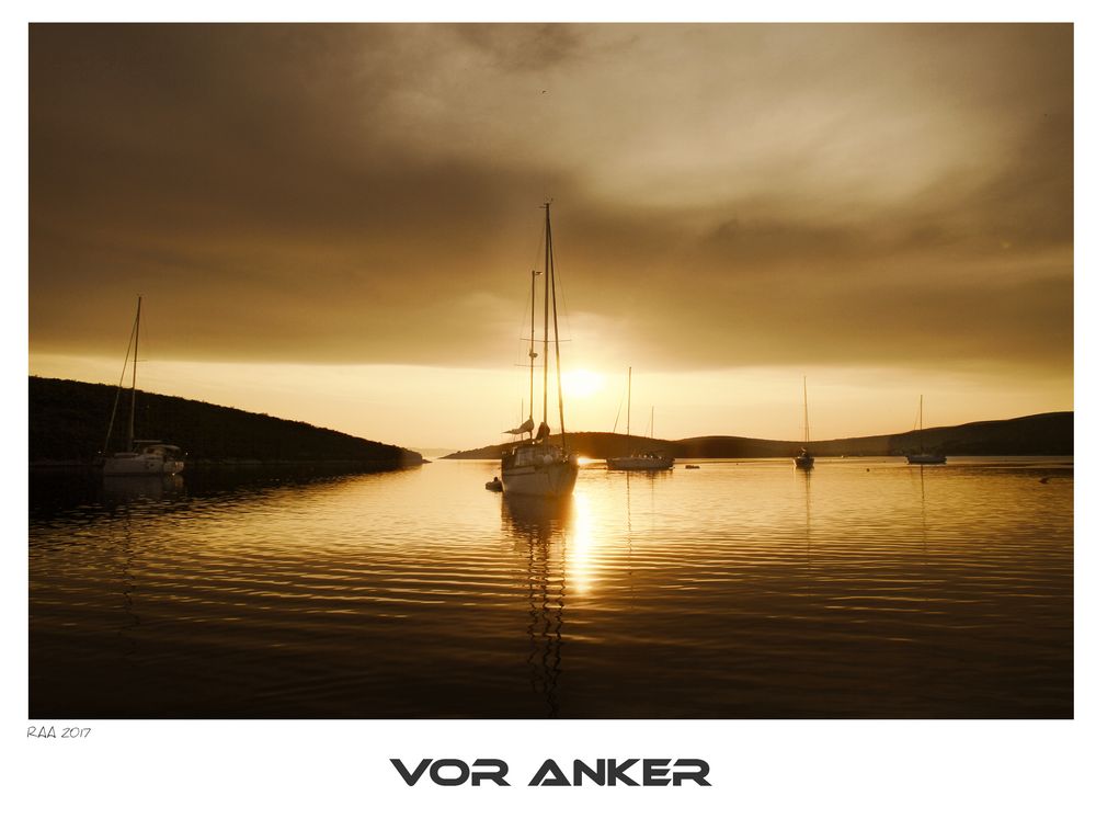 Vor Anker Foto & Bild | world, sonnenuntergang, wasser Bilder auf ...