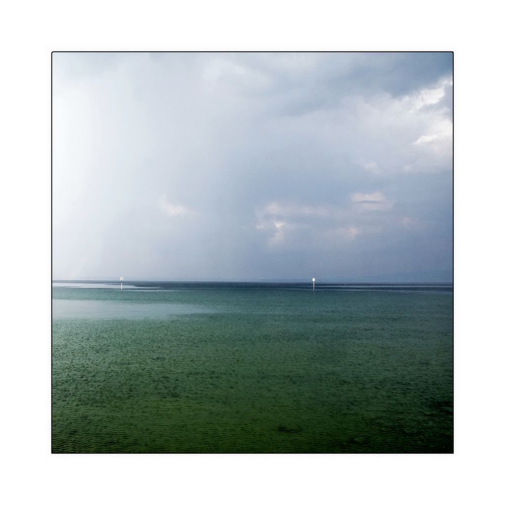 Vor mir der Horizont Foto & Bild | landschaft, bach, fluss & see, see ...