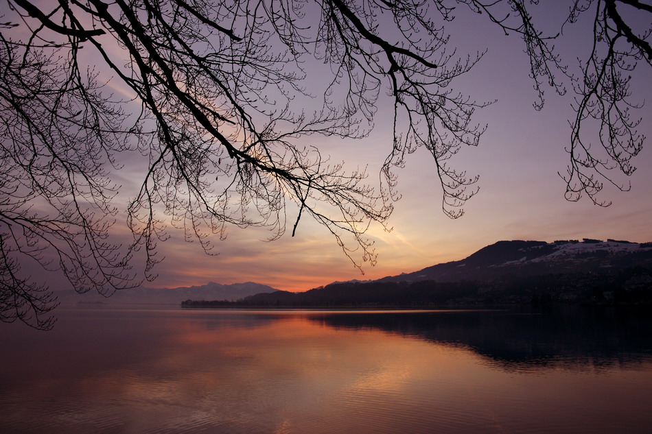 Vor Sonnenaufgang Foto & Bild | sonnenaufgänge, himmel & universum, seen Bilder auf fotocommunity