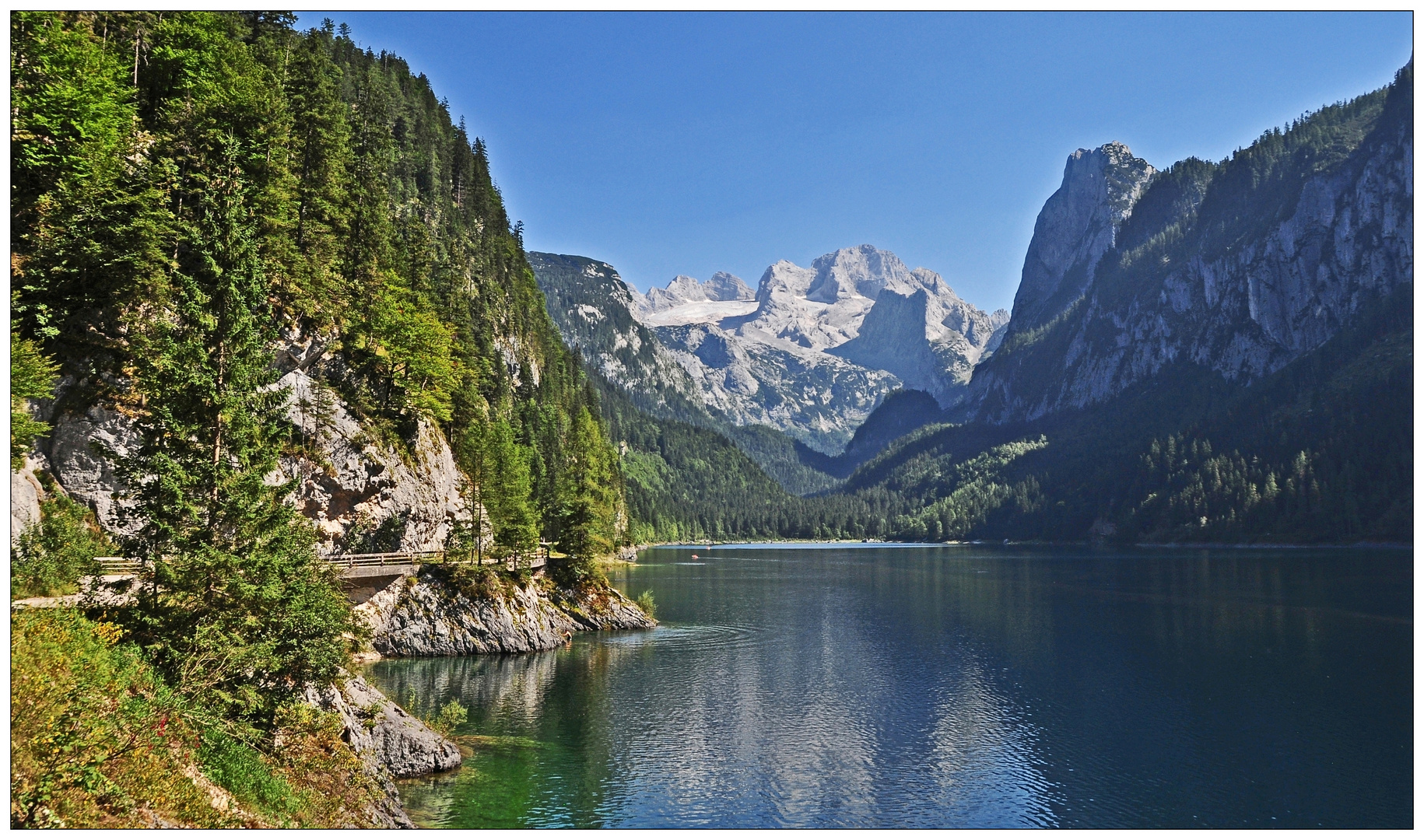 Vorderer Gosausee mit Dachstein Foto & Bild | europe, Österreich ...