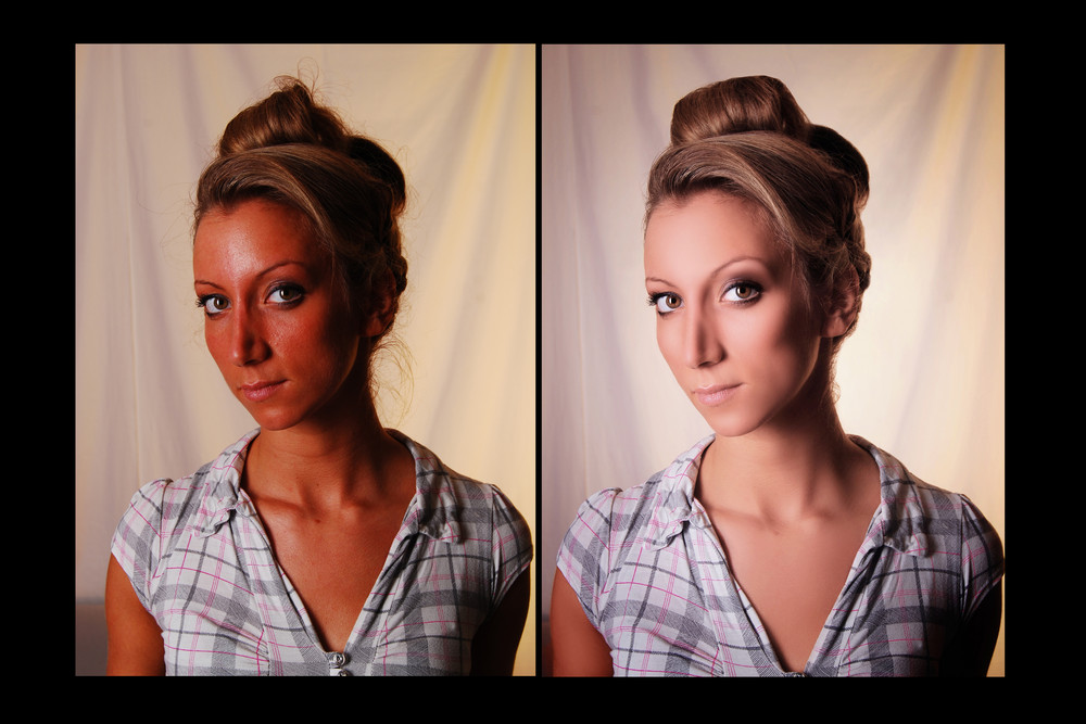 Vorher-Nacher Foto & Bild | portrait- retusche, bearbeitungs - techniken, digiart Bilder auf ...