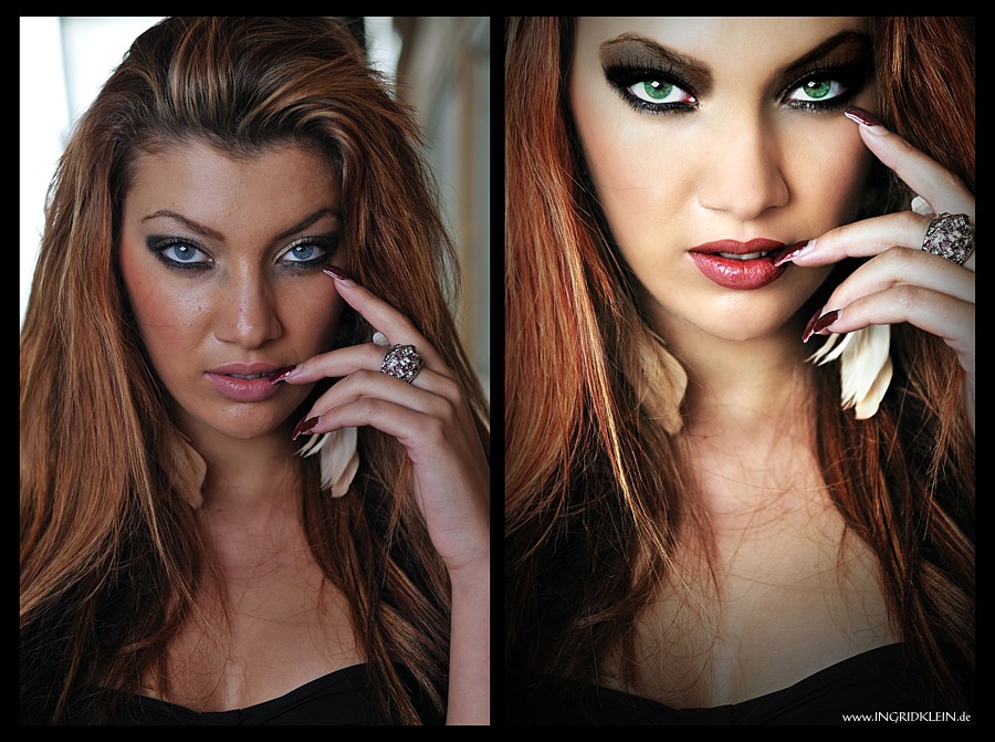 Vorher / Nachher Foto & Bild | portrait- retusche, bearbeitungs - techniken, collagen Bilder auf ...