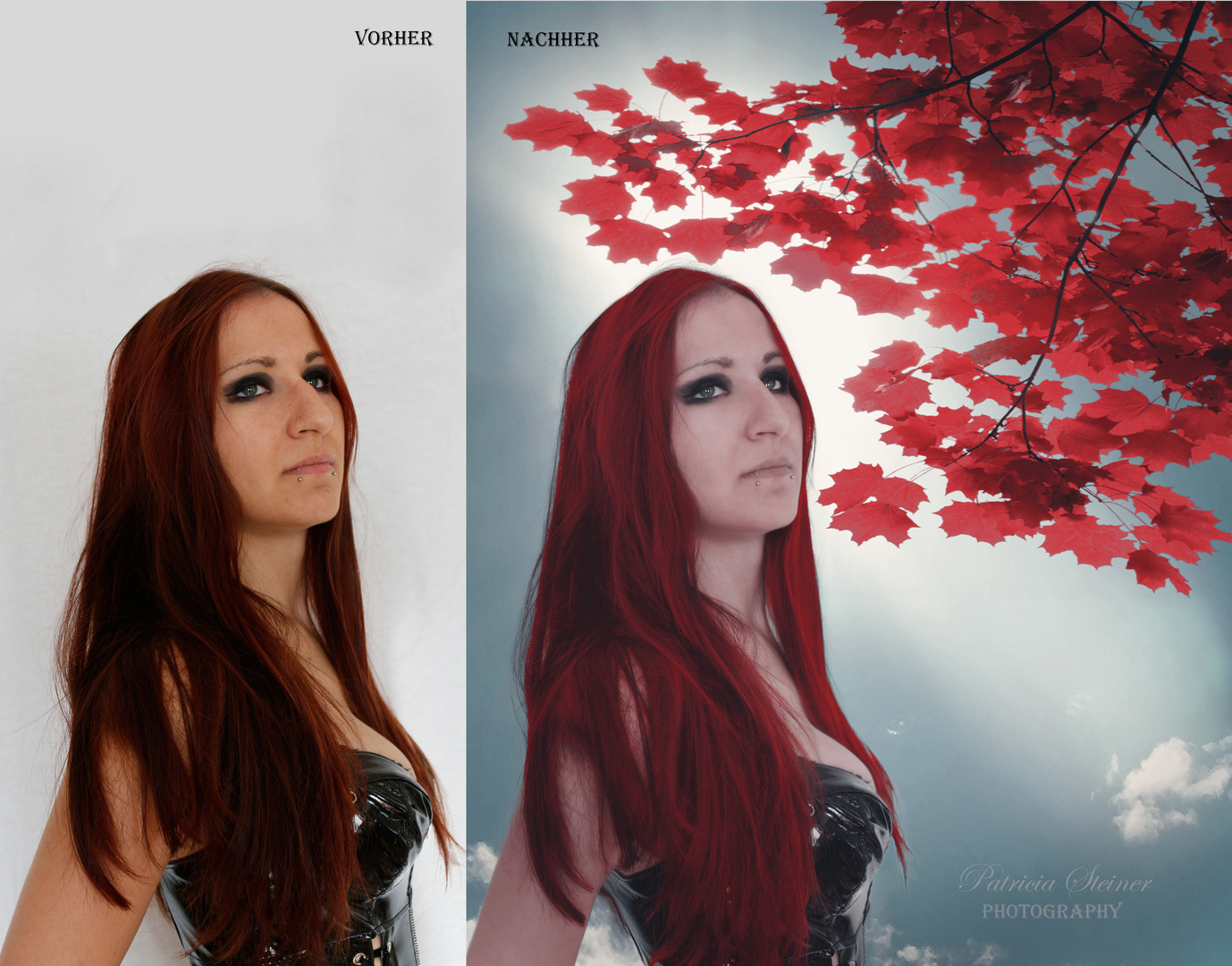 Vorher-Nachher-Sarah-Baum Foto & Bild | fotomontage, composing , digiart Bilder auf fotocommunity