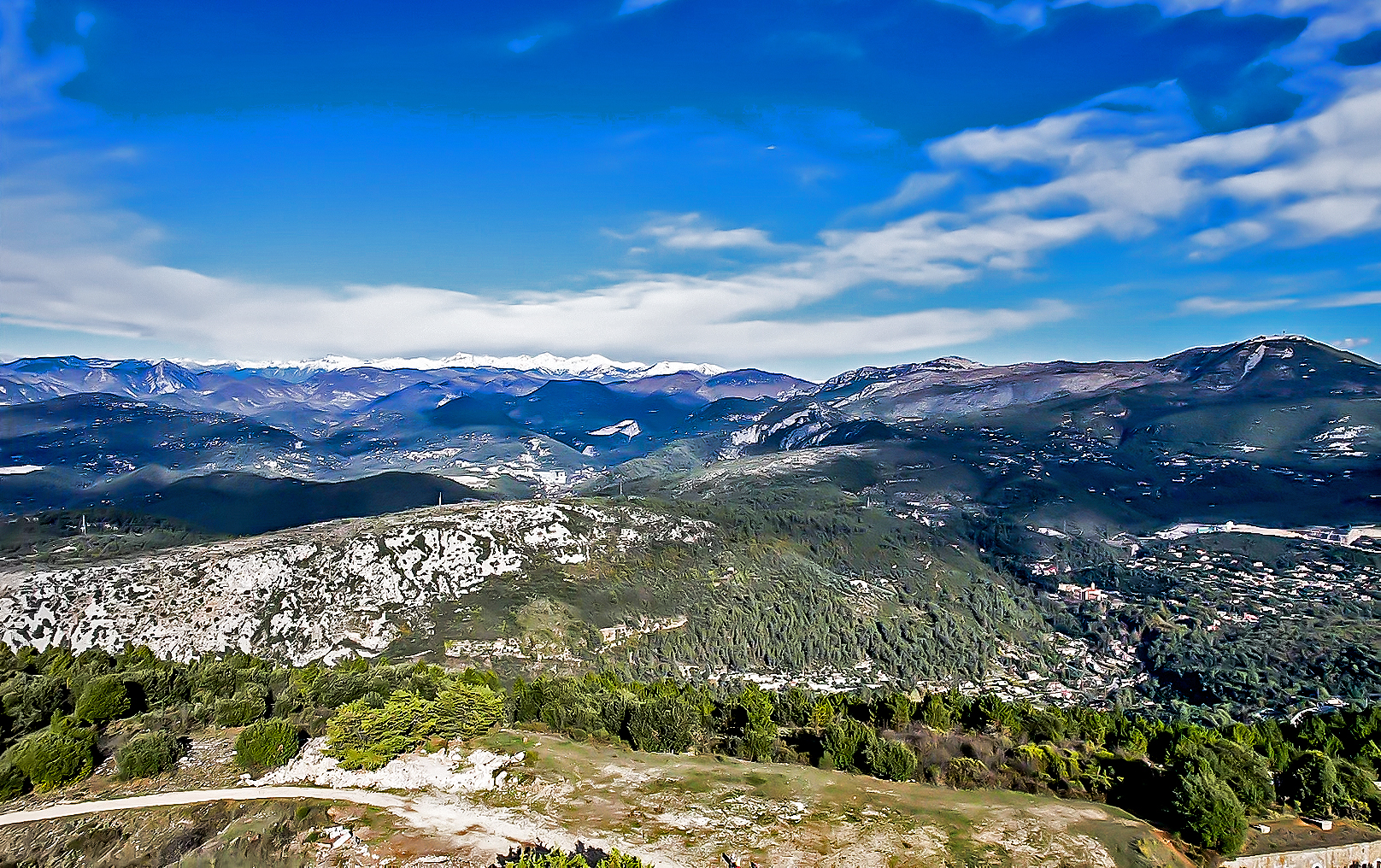 Vue du Col d’Eze vers le nord photo et image | frankreich, landschaft ...