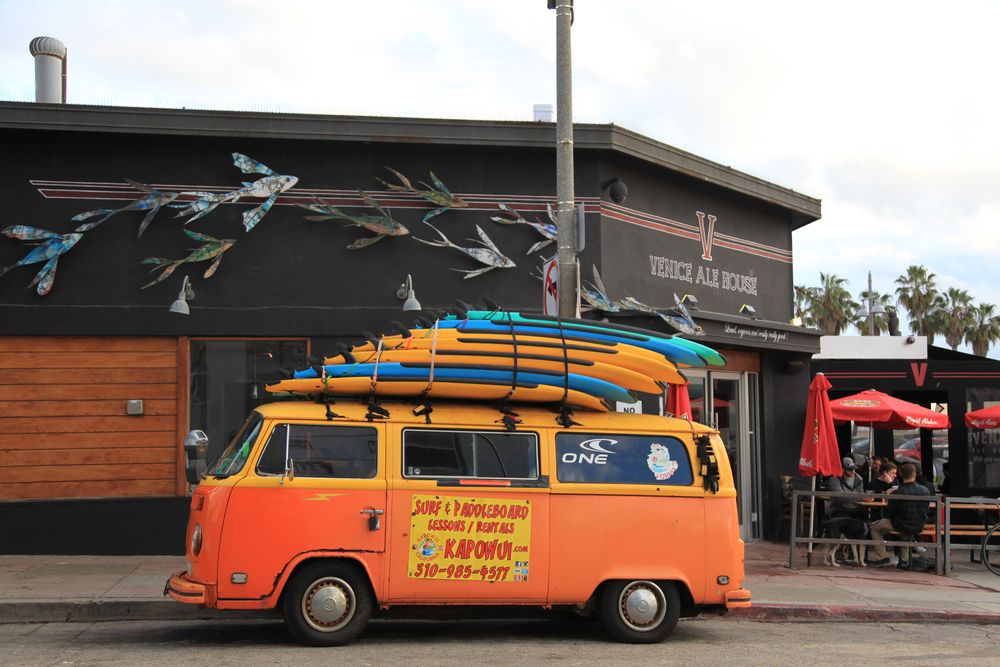 VW Bus Foto & Bild | brett, bus, california Bilder auf fotocommunity