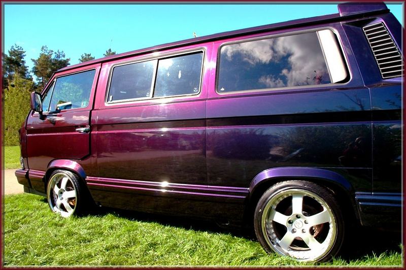 VW-Bus T3 pearl- violet, mit Fotograf ;o) Foto & Bild | autos ...
