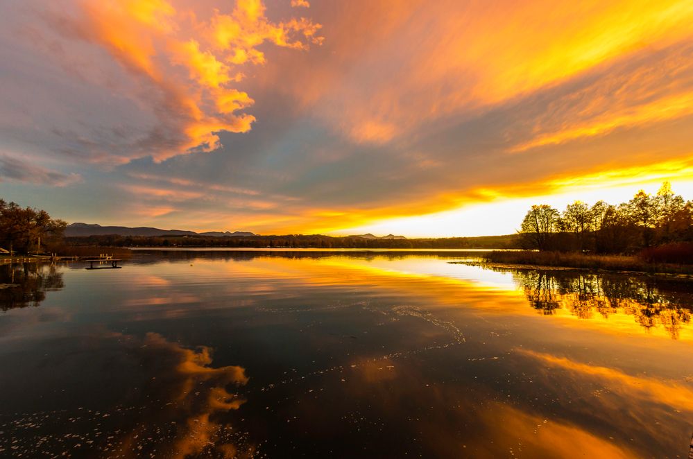 Waginger See Foto & Bild | landschaft, bach, fluss & see, sonnenuntergang Bilder auf fotocommunity