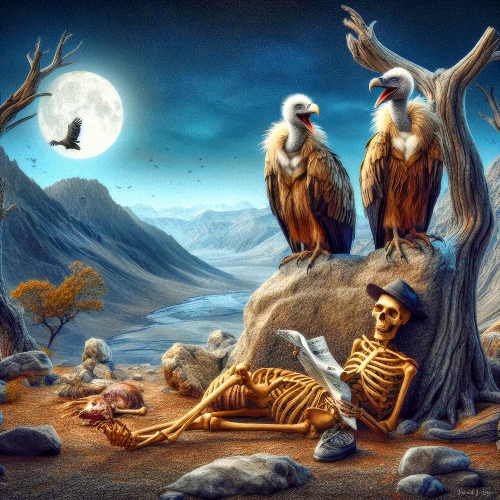 Waldo und Stefler die Gänsegeier! Foto & Bild | ki - menschen, ki - stories, ki - fantastisches ...