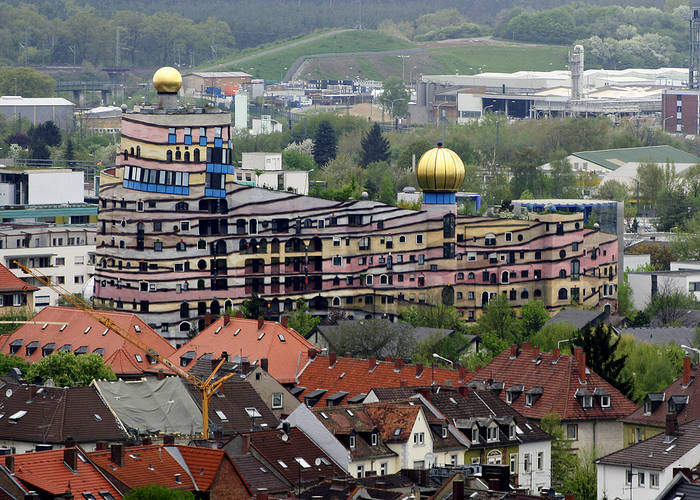 Waldspirale Darmstadt Foto & Bild | architektur, stadtlandschaft ...