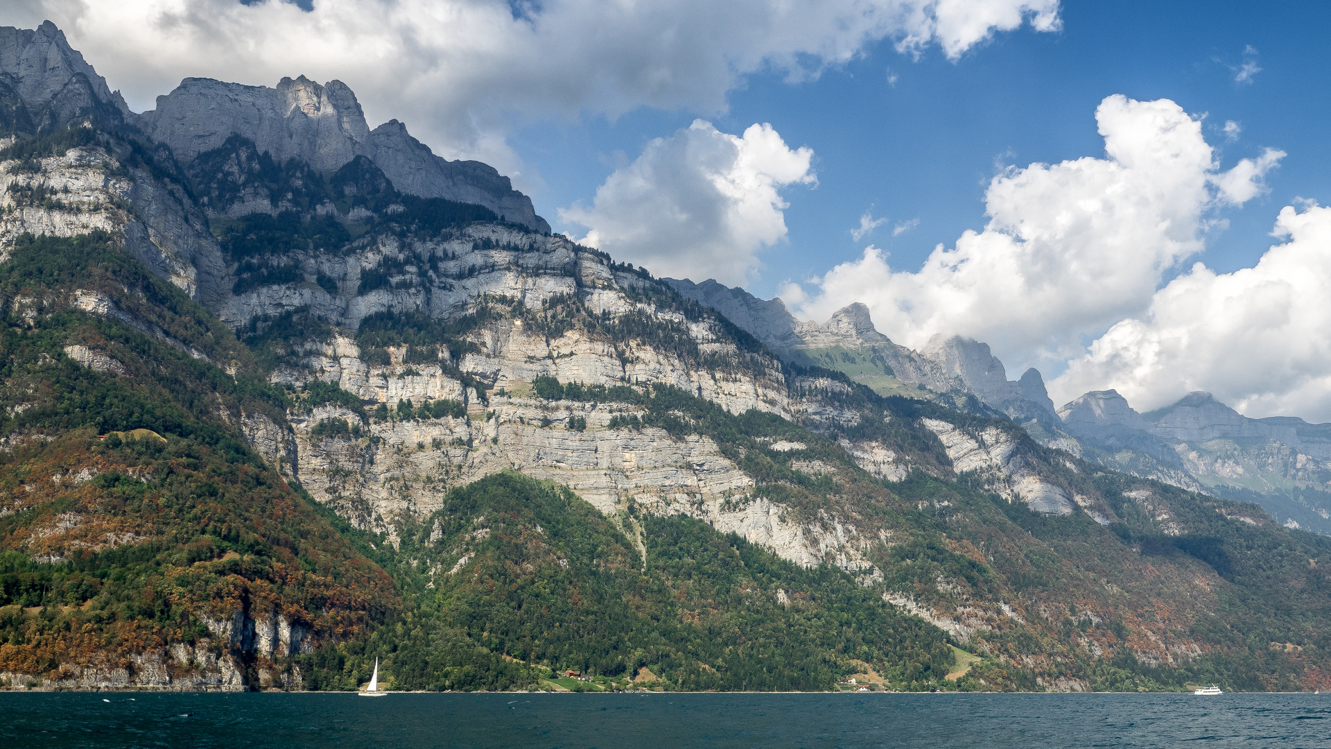 walensee churfirsten Foto & Bild | landschaft, berge, bach, fluss & see ...